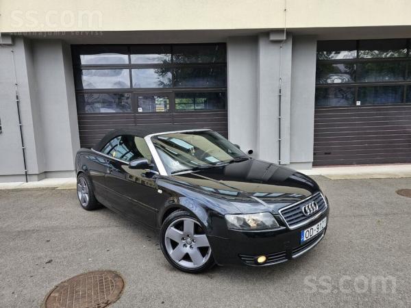 Melns Audi Cabriolet 2005 Jelgava, ar dzinēja tilpumu 2.50 L un nobraukumu 322 tūkst. km par 3495 €, foto 1 vietnē AUTOMOTO.COM.LV