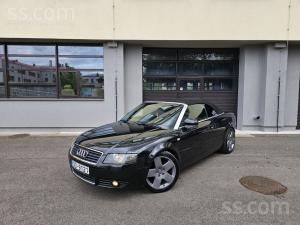 Black Audi Cabriolet 2005 in Jelgava, with an engine capacity of 2.50 L and mileage of 322 thousand km for 3495 €, photo 4 on AUTOMOTO.COM.LV