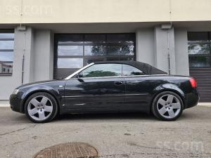 Black Audi Cabriolet 2005 in Jelgava, with an engine capacity of 2.50 L and mileage of 322 thousand km for 3495 €, photo 6 on AUTOMOTO.COM.LV