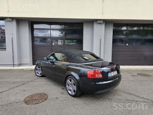 Black Audi Cabriolet 2005 in Jelgava, with an engine capacity of 2.50 L and mileage of 322 thousand km for 3495 €, photo 7 on AUTOMOTO.COM.LV