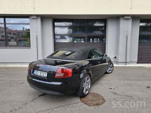 Black Audi Cabriolet 2005 in Jelgava, with an engine capacity of 2.50 L and mileage of 322 thousand km for 3495 €, photo 9 on AUTOMOTO.COM.LV