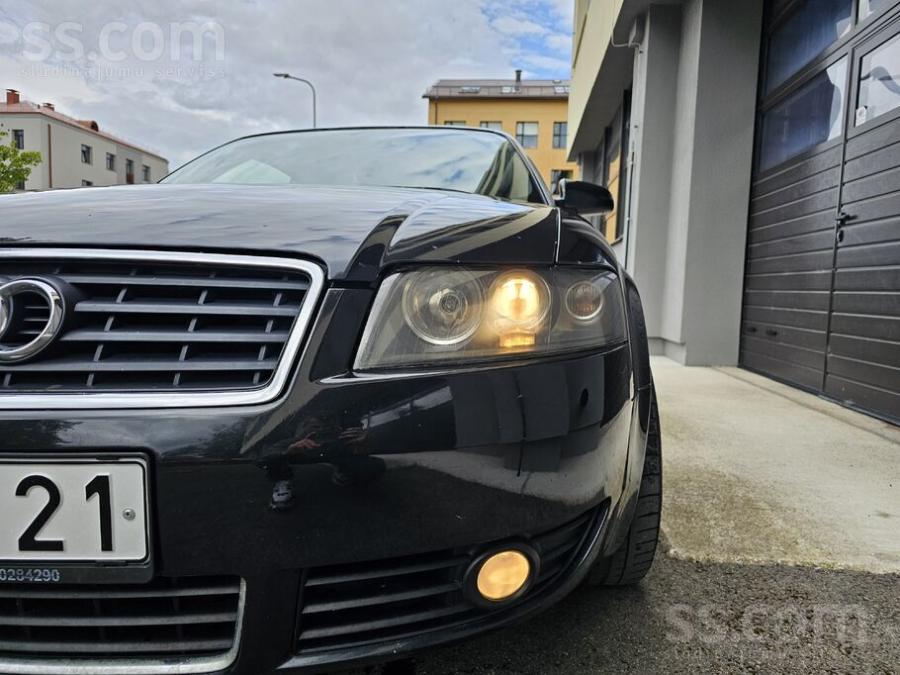Black Audi Cabriolet 2005 in Jelgava, with an engine capacity of 2.50 L and mileage of 322 thousand km for 3495 €, photo 10 on AUTOMOTO.COM.LV