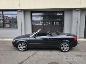 Black Audi Cabriolet 2005 in Jelgava, with an engine capacity of 2.50 L and mileage of 322 thousand km for 3495 €, photo 12 on AUTOMOTO.COM.LV