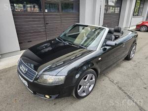 Black Audi Cabriolet 2005 in Jelgava, with an engine capacity of 2.50 L and mileage of 322 thousand km for 3495 €, photo 17 on AUTOMOTO.COM.LV