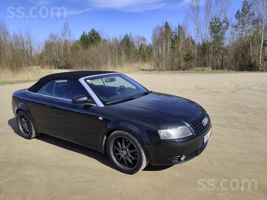 Черный Ауди Cabriolet 2005 в Рига, объемом двигателя 2.50 л и пробегом 342 тыс. км за 4000 €, фото 1 на AUTOMOTO.COM.LV