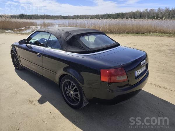 Black Audi Cabriolet 2005 in Riga, with an engine capacity of 2.50 L and mileage of 342 thousand km for 4000 €, photo 2 on AUTOMOTO.COM.LV