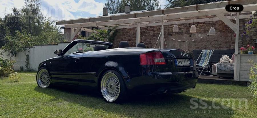 Черный Ауди Cabriolet 2005 в Рига, объемом двигателя 2.50 л и пробегом 202 тыс. км за 5200 €, фото 1 на AUTOMOTO.COM.LV
