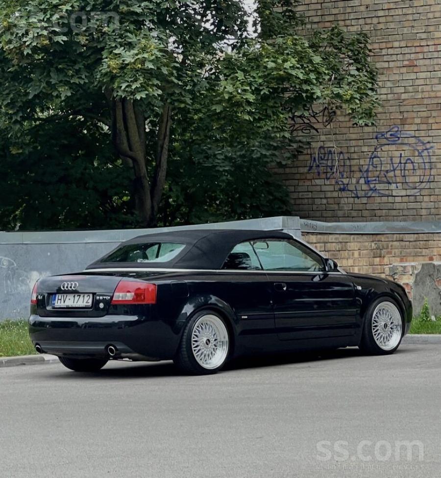 Черный Ауди Cabriolet 2005 в Рига, объемом двигателя 2.50 л и пробегом 202 тыс. км за 5200 €, фото 3 на AUTOMOTO.COM.LV