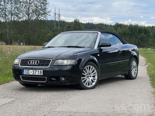 Black Audi Cabriolet 2005 in Rezekne, with an engine capacity of 2.50 L and mileage of 283 thousand km for 1750 €, photo 2 on AUTOMOTO.COM.LV