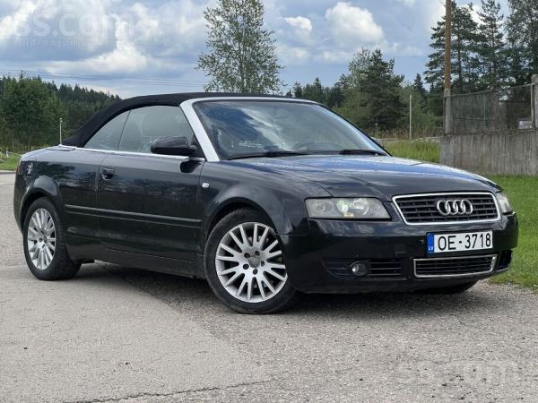 Black Audi Cabriolet 2005 in Rezekne, with an engine capacity of 2.50 L and mileage of 283 thousand km for 1750 €, photo 3 on AUTOMOTO.COM.LV