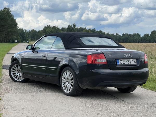 Black Audi Cabriolet 2005 in Rezekne, with an engine capacity of 2.50 L and mileage of 283 thousand km for 1750 €, photo 5 on AUTOMOTO.COM.LV