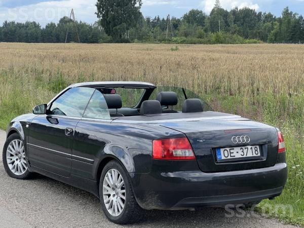 Black Audi Cabriolet 2005 in Rezekne, with an engine capacity of 2.50 L and mileage of 283 thousand km for 1750 €, photo 5 on AUTOMOTO.COM.LV