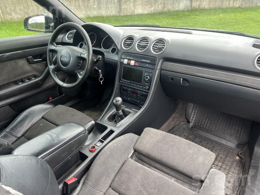 Melns Audi Cabriolet 2005 Rēzekne, ar dzinēja tilpumu 2.50 L un nobraukumu 283 tūkst. km par 1750 €, foto 7 vietnē AUTOMOTO.COM.LV