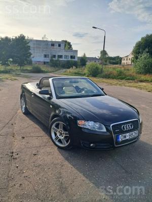 Melns Audi Cabriolet 2006 Preiļi, ar dzinēja tilpumu 3.20 L un nobraukumu 148 tūkst. km par 4900 €, foto  vietnē AUTOMOTO.COM.LV