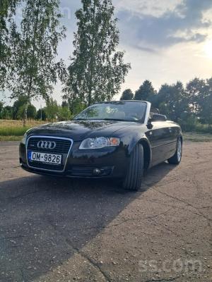 Black Audi Cabriolet 2006 in Preili, with an engine capacity of 3.20 L and mileage of 148 thousand km for 4900 €, photo 3 on AUTOMOTO.COM.LV