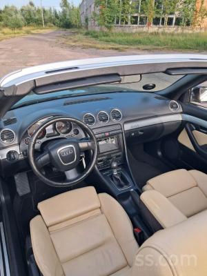 Black Audi Cabriolet 2006 in Preili, with an engine capacity of 3.20 L and mileage of 148 thousand km for 4900 €, photo 6 on AUTOMOTO.COM.LV