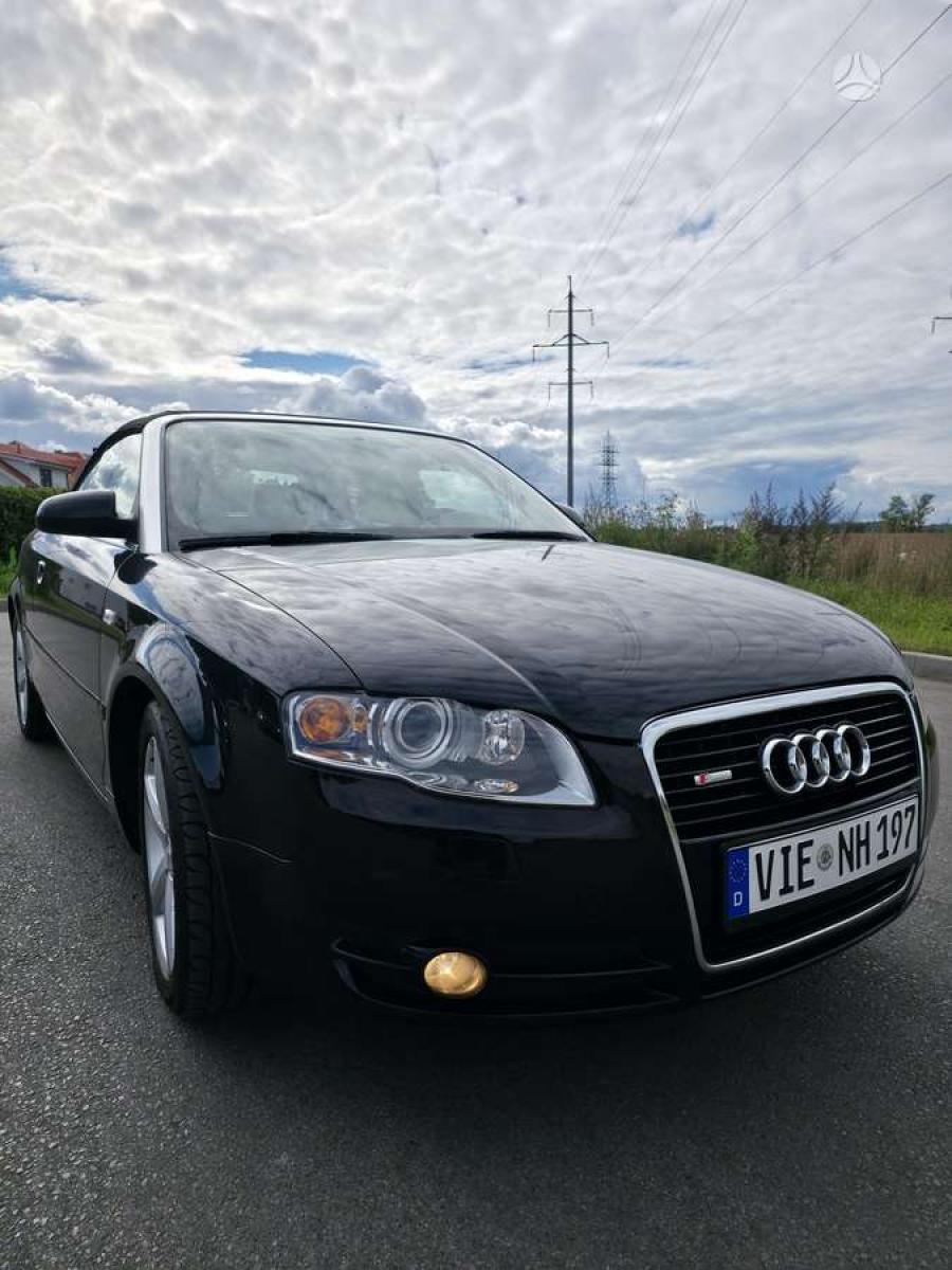 Melns Audi Cabriolet 2008 Klaipėda, ar dzinēja tilpumu 0.00 L un nobraukumu 270 tūkst. km par 5999 €, foto 1 vietnē AUTOMOTO.COM.LV