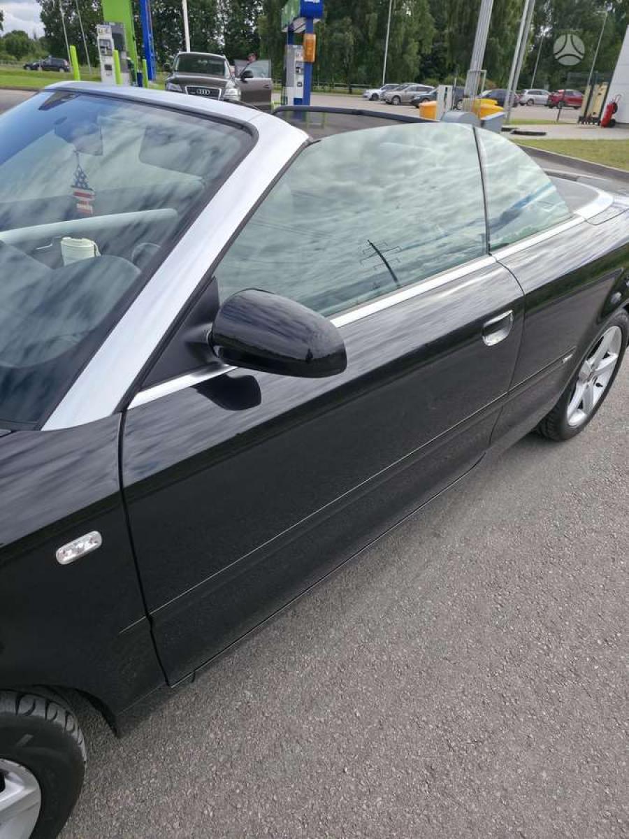 Melns Audi Cabriolet 2008 Klaipėda, ar dzinēja tilpumu 0.00 L un nobraukumu 270 tūkst. km par 5999 €, foto 6 vietnē AUTOMOTO.COM.LV