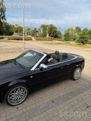 Black Audi Cabriolet 2003 in Rezekne, with an engine capacity of 2.50 L and mileage of 250 thousand km for 4250 €, photo 4 on AUTOMOTO.COM.LV