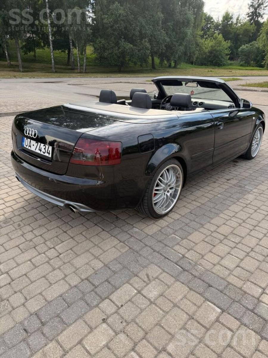 Black Audi Cabriolet 2003 in Rezekne, with an engine capacity of 2.50 L and mileage of 250 thousand km for 4250 €, photo 7 on AUTOMOTO.COM.LV