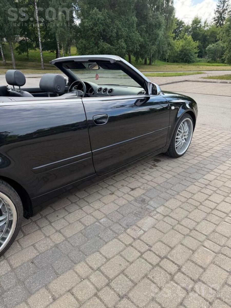 Black Audi Cabriolet 2003 in Rezekne, with an engine capacity of 2.50 L and mileage of 250 thousand km for 4250 €, photo 8 on AUTOMOTO.COM.LV