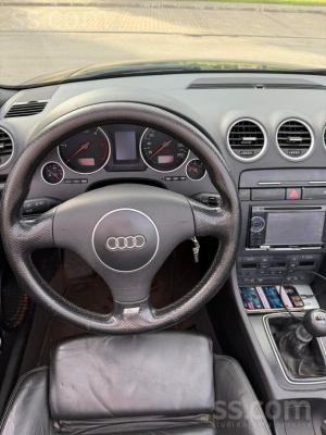 Black Audi Cabriolet 2003 in Rezekne, with an engine capacity of 2.50 L and mileage of 250 thousand km for 4250 €, photo 13 on AUTOMOTO.COM.LV