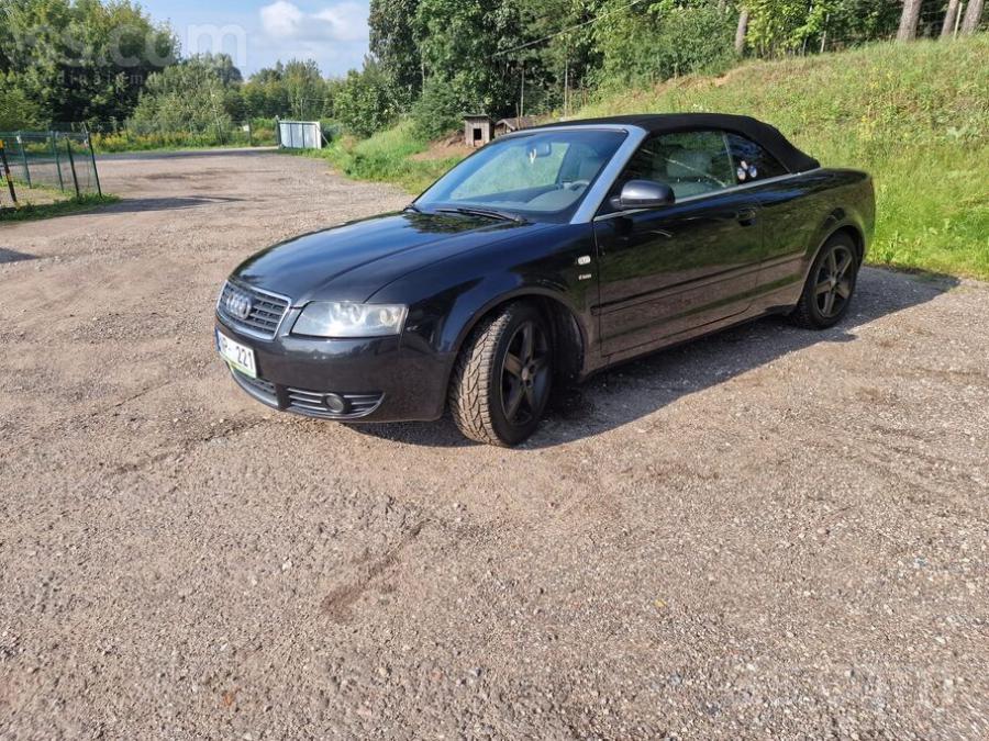 Black Audi Cabriolet 2004 in Riga, with an engine capacity of 2.50 L and mileage of 280 thousand km for 2500 €, photo 3 on AUTOMOTO.COM.LV