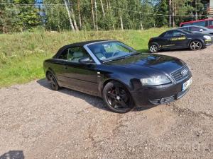 Black Audi Cabriolet 2004 in Riga, with an engine capacity of 2.50 L and mileage of 280 thousand km for 2500 €, photo 4 on AUTOMOTO.COM.LV