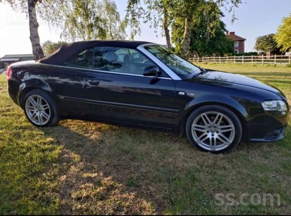 Black Audi Cabriolet 2008 in Bauska, with an engine capacity of 2.00 L and mileage of 300 thousand km for 3200 €, photo 2 on AUTOMOTO.COM.LV