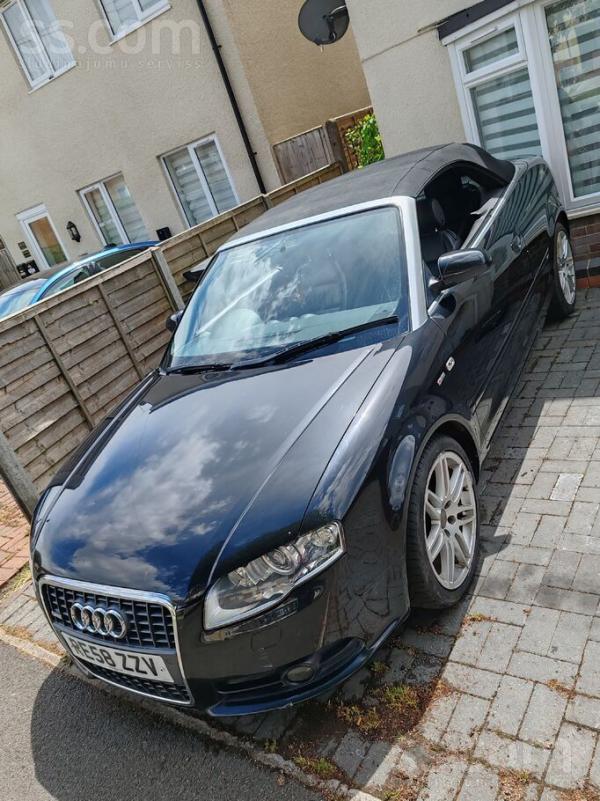 Black Audi Cabriolet 2008 in Bauska, with an engine capacity of 2.00 L and mileage of 300 thousand km for 3200 €, photo 3 on AUTOMOTO.COM.LV
