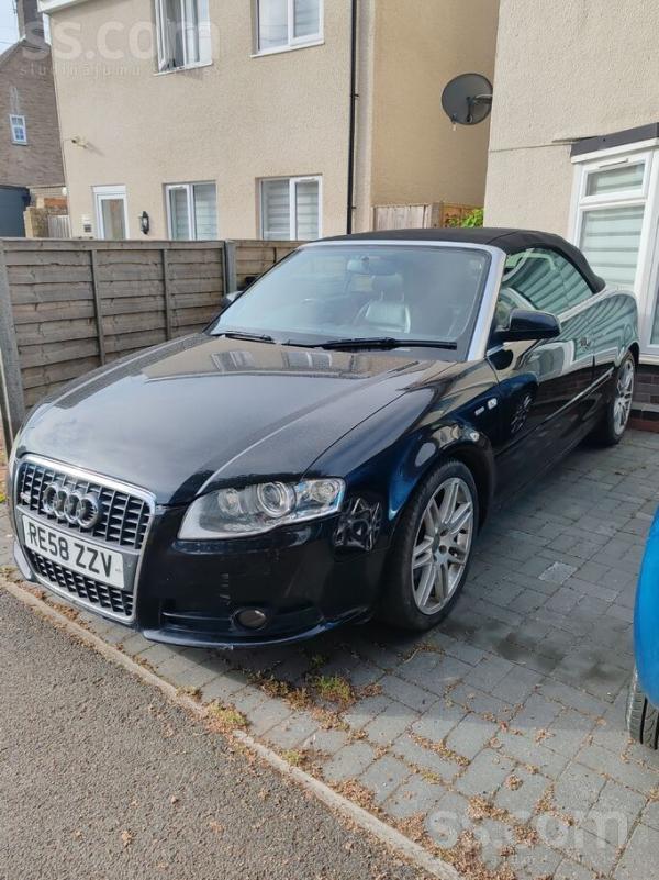 Black Audi Cabriolet 2008 in Bauska, with an engine capacity of 2.00 L and mileage of 300 thousand km for 3200 €, photo 4 on AUTOMOTO.COM.LV
