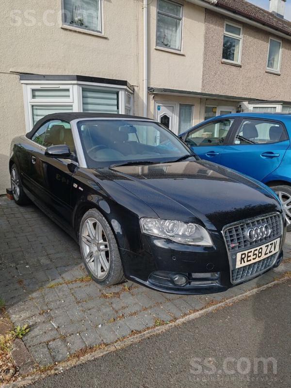 Black Audi Cabriolet 2008 in Bauska, with an engine capacity of 2.00 L and mileage of 300 thousand km for 3200 €, photo 5 on AUTOMOTO.COM.LV