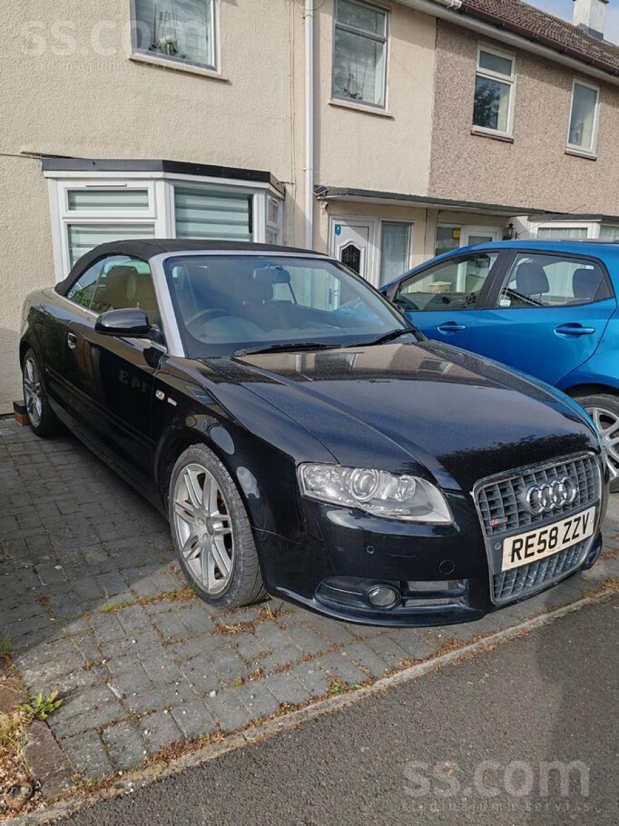 Black Audi Cabriolet 2008 in Bauska, with an engine capacity of 2.00 L and mileage of 300 thousand km for 3200 €, photo 6 on AUTOMOTO.COM.LV