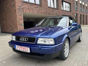 Zils Audi Cabriolet 1994 Viļņa, ar dzinēja tilpumu 2.77 L un nobraukumu 153 tūkst. km par 5800 €, foto  vietnē AUTOMOTO.COM.LV