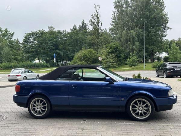 Blue Audi Cabriolet 1994 in Vilnius, with an engine capacity of 2.77 L and mileage of 153 thousand km for 5800 €, photo 5 on AUTOMOTO.COM.LV