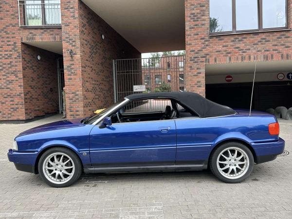 Blue Audi Cabriolet 1994 in Vilnius, with an engine capacity of 2.77 L and mileage of 153 thousand km for 5800 €, photo 9 on AUTOMOTO.COM.LV