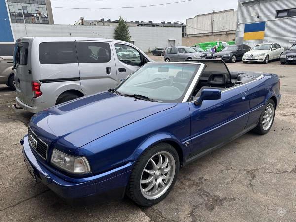 Blue Audi Cabriolet 1994 in Vilnius, with an engine capacity of 2.77 L and mileage of 153 thousand km for 5800 €, photo 10 on AUTOMOTO.COM.LV