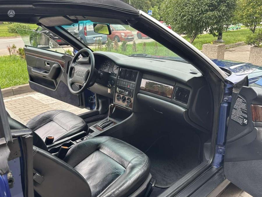 Zils Audi Cabriolet 1994 Viļņa, ar dzinēja tilpumu 2.77 L un nobraukumu 153 tūkst. km par 5800 €, foto 16 vietnē AUTOMOTO.COM.LV