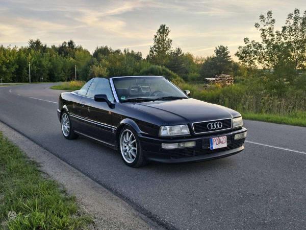 Blue Audi Cabriolet 1995 in Vilnius, with an engine capacity of 2.60 L and mileage of 260 thousand km for 4750 €, photo 1 on AUTOMOTO.COM.LV