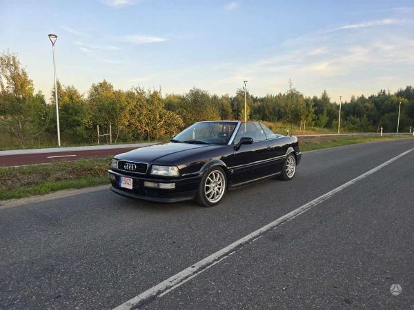Blue Audi Cabriolet 1995 in Vilnius, with an engine capacity of 2.60 L and mileage of 260 thousand km for 4750 €, photo 2 on AUTOMOTO.COM.LV
