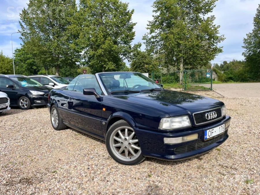 Zils Audi Cabriolet 1996 Kuldīga, ar dzinēja tilpumu 1.90 L un nobraukumu 260 tūkst. km par 6590 €, foto 1 vietnē AUTOMOTO.COM.LV