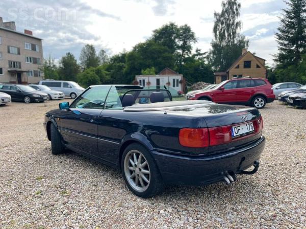 Blue Audi Cabriolet 1996 in Kuldiga, with an engine capacity of 1.90 L and mileage of 260 thousand km for 6590 €, photo 3 on AUTOMOTO.COM.LV