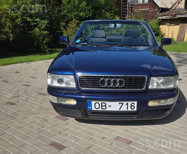 Blue Audi Cabriolet 1999 in Riga, with an engine capacity of 1.80 L and mileage of 261 thousand km for 9900 €, photo 5 on AUTOMOTO.COM.LV