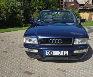 Blue Audi Cabriolet 1999 in Riga, with an engine capacity of 1.80 L and mileage of 261 thousand km for 9900 €, photo 6 on AUTOMOTO.COM.LV