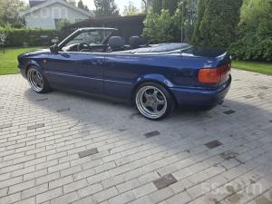 Blue Audi Cabriolet 1999 in Riga, with an engine capacity of 1.80 L and mileage of 261 thousand km for 9900 €, photo 9 on AUTOMOTO.COM.LV