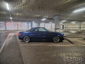 Blue Audi Cabriolet 1999 in Riga, with an engine capacity of 1.80 L and mileage of 261 thousand km for 9900 €, photo 13 on AUTOMOTO.COM.LV