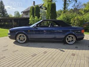 Blue Audi Cabriolet 1999 in Riga, with an engine capacity of 1.80 L and mileage of 261 thousand km for 9900 €, photo 15 on AUTOMOTO.COM.LV