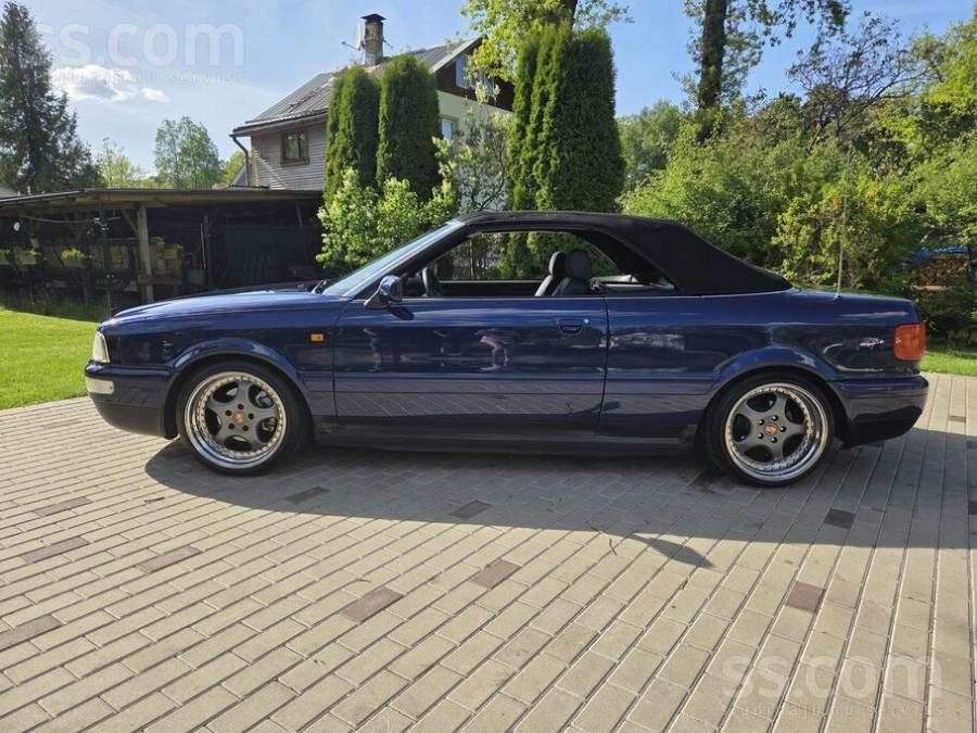 Blue Audi Cabriolet 1999 in Riga, with an engine capacity of 1.80 L and mileage of 261 thousand km for 9900 €, photo 15 on AUTOMOTO.COM.LV