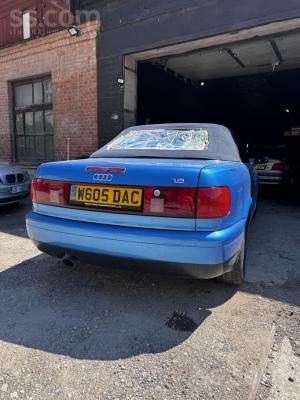 Zils Audi Cabriolet 2000 Krāslava, ar dzinēja tilpumu 1.80 L un nobraukumu 247 tūkst. km par 3000 €, foto 6 vietnē AUTOMOTO.COM.LV