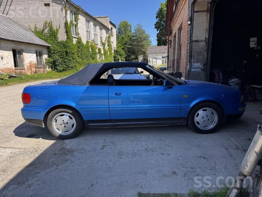 Zils Audi Cabriolet 2000 Krāslava, ar dzinēja tilpumu 1.80 L un nobraukumu 247 tūkst. km par 3000 €, foto 7 vietnē AUTOMOTO.COM.LV